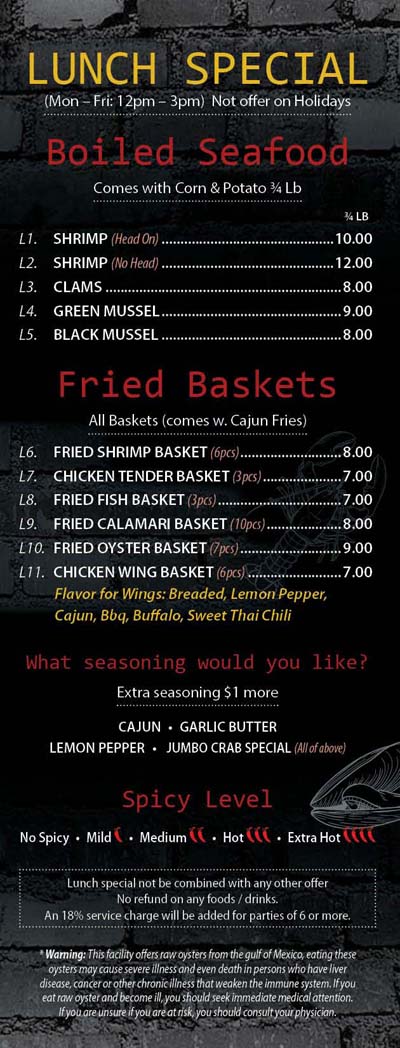 Menu | Royal Buffet